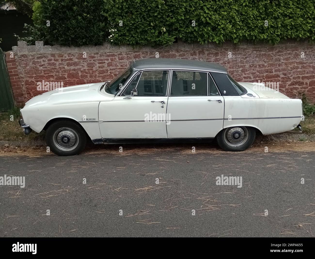 A classic Rover P6 parked in Torquay, Devon, England, UK Stock Photo ...
