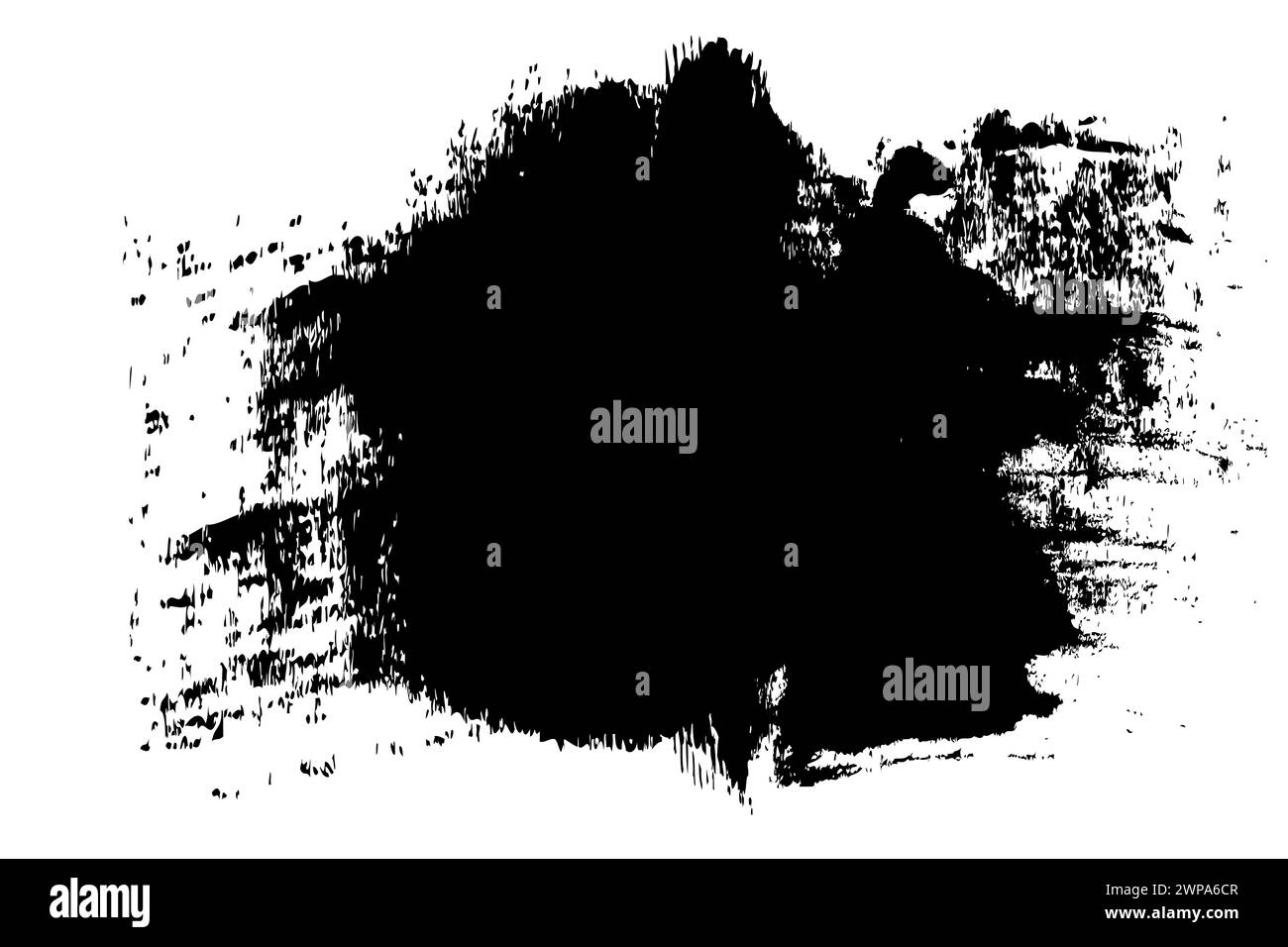 Ink paint brush stain. Brush texture. Grunge texture. Vector ...