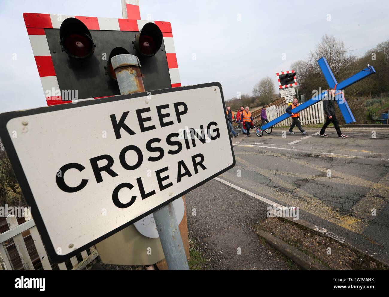 08/03/14 To mark Lent worshippers drag an 18 ft cross over 18 miles ...