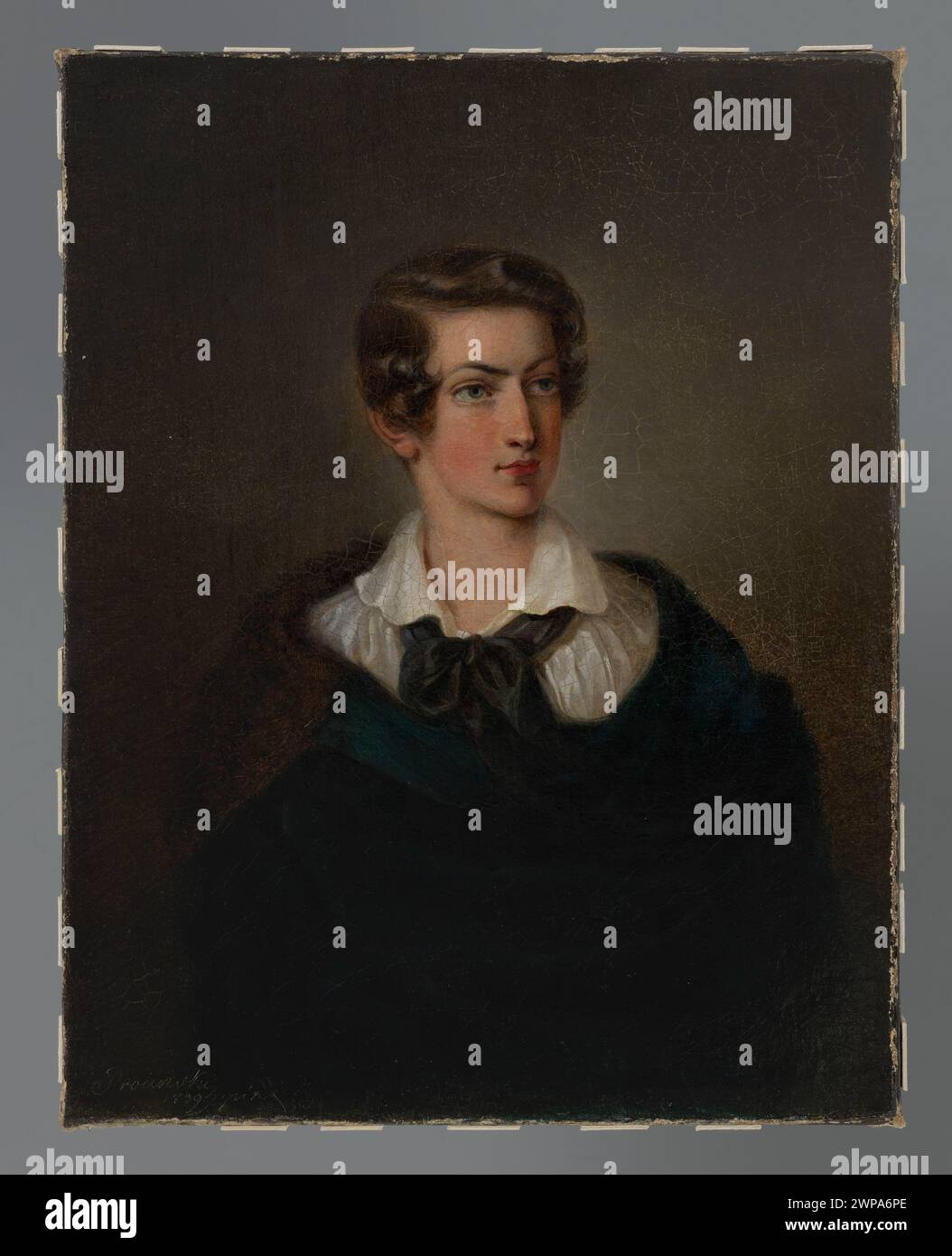 Youth portrait of Alfred Józef Potocki (1822-1889); Prociński, Jakub ...