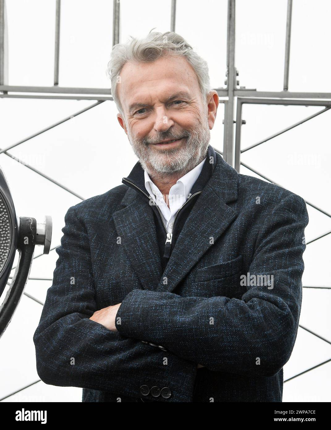 Sam Neill from the Peacock series "Apples Never Fall" visits the Empire ...