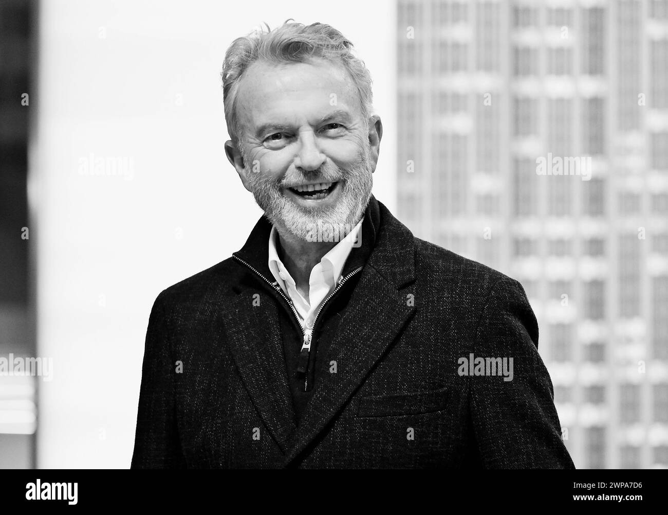 (EDITORS NOTE: Image has been converted to black and white.) Sam Neill ...