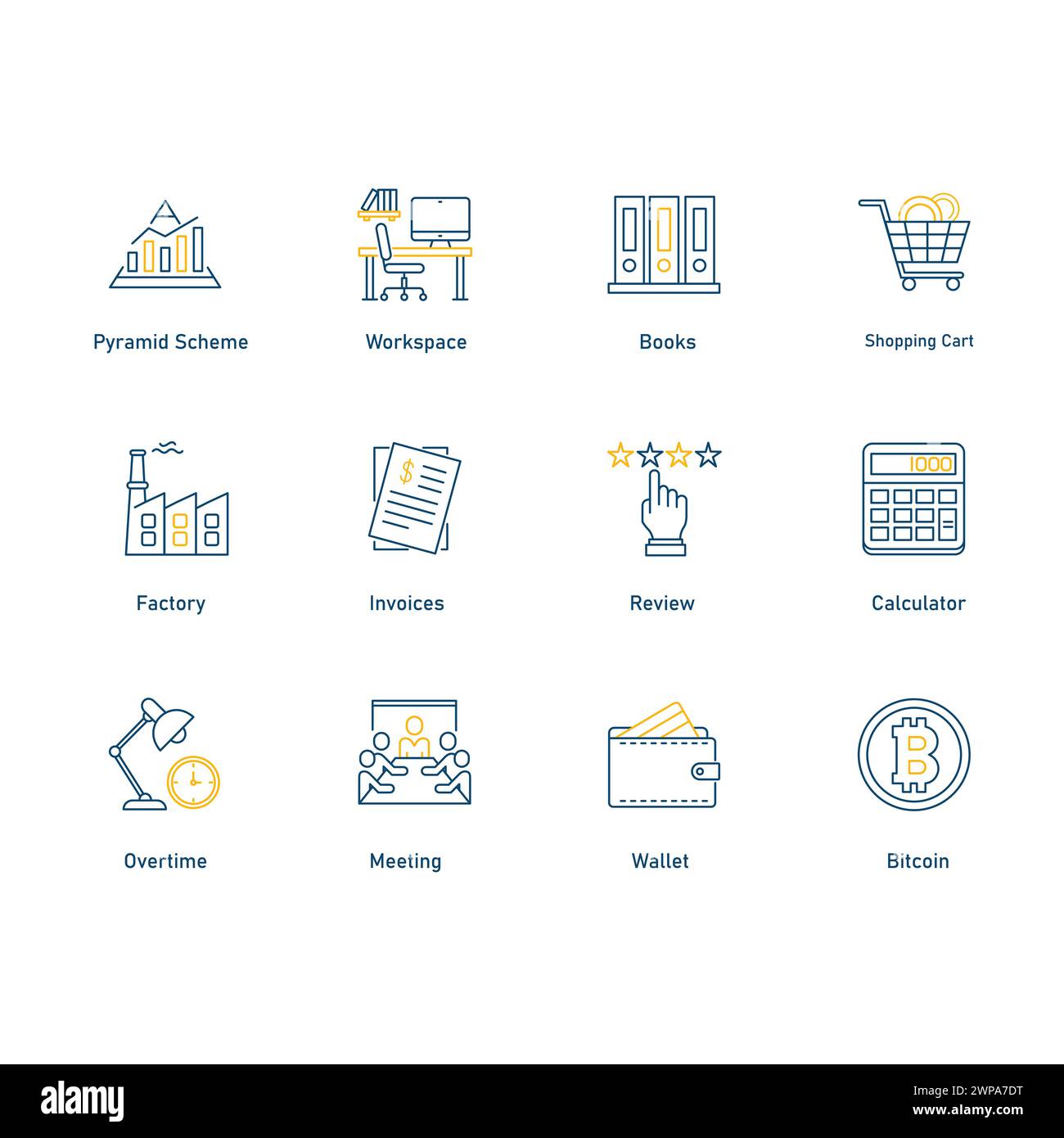 Financial scheme icon logo Stock Vector Images - Alamy