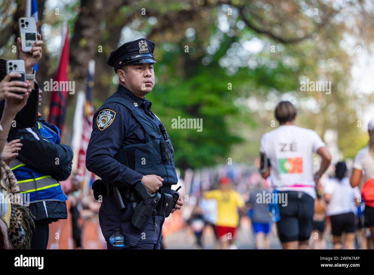 New York Police during the 2023 New York Marathon Stock Photo - Alamy