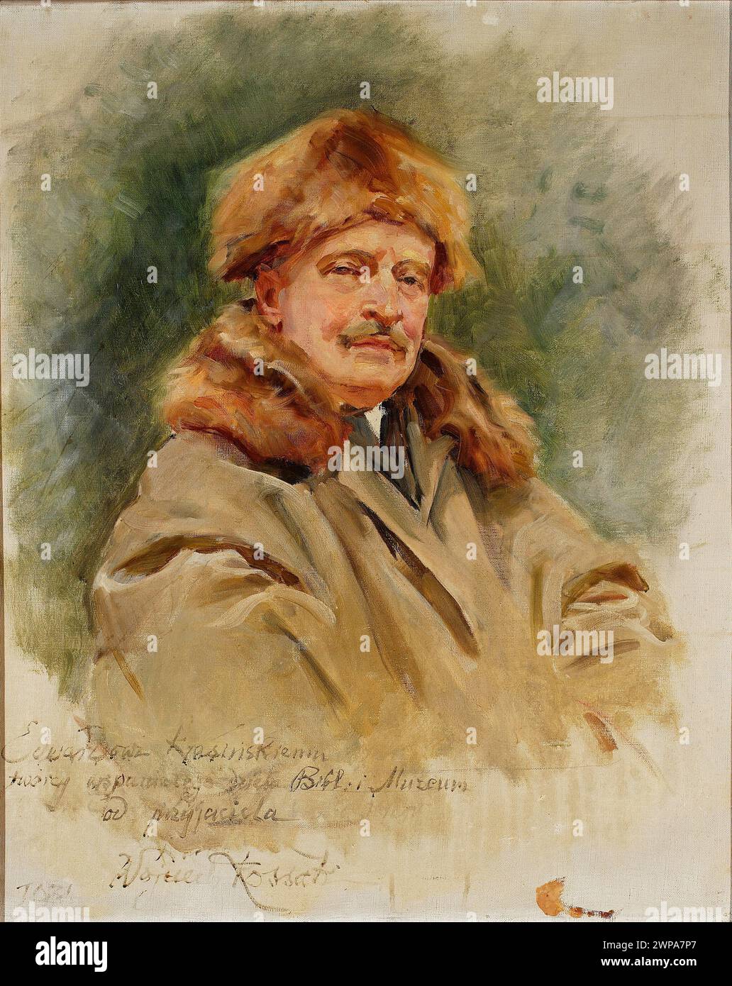 Portrait of Edward Krasia; Kossak, Wojciech (1856-1942); 1931 (1931-00 ...