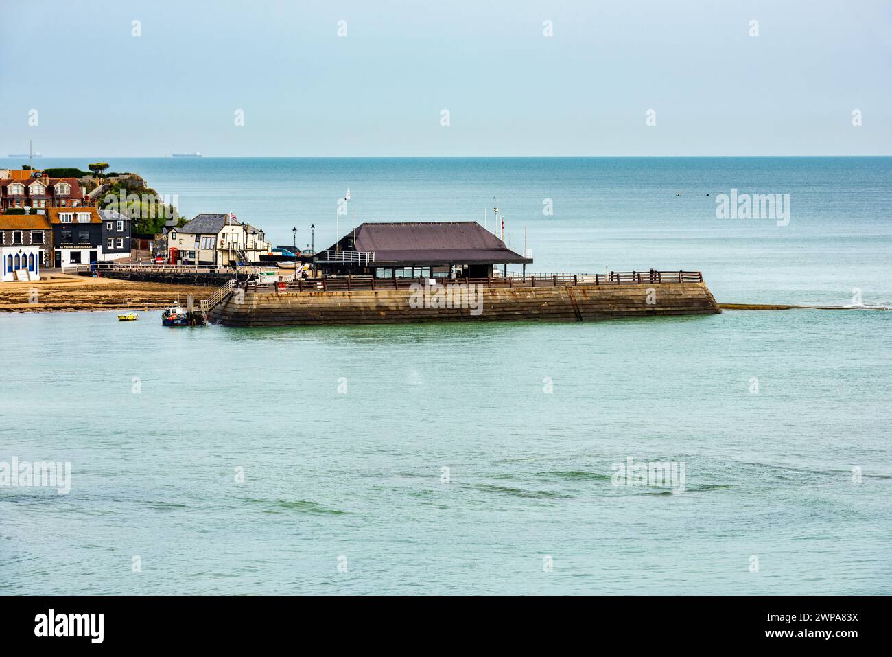The beautiful seaside resort of Broadstairs in Kent, England Stock ...