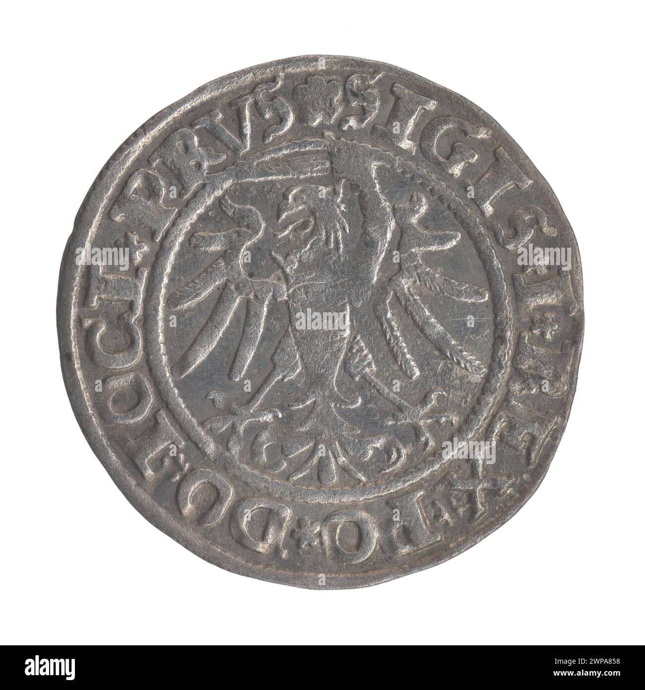 Silver penny minted in hi-res stock photography and images - Alamy