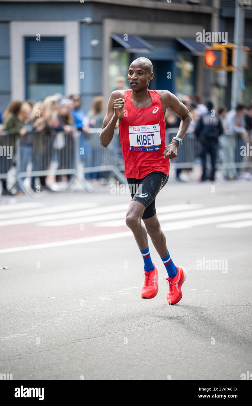 Elkanah Kibet participating in the 2023 New York Marathon Stock Photo ...