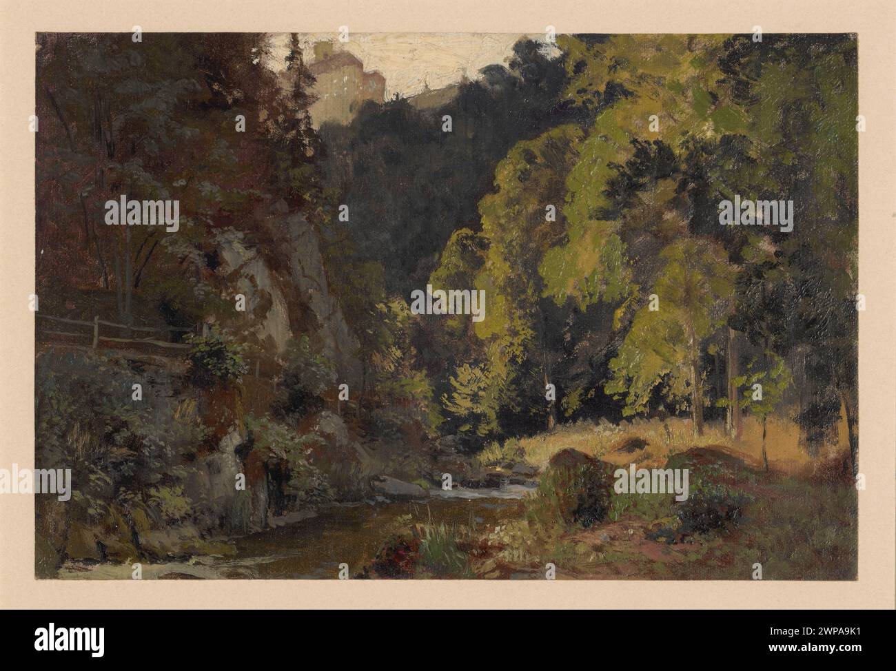 People's Valley with a view of the KSIY Castle; Dressler, Adolf (1833 ...