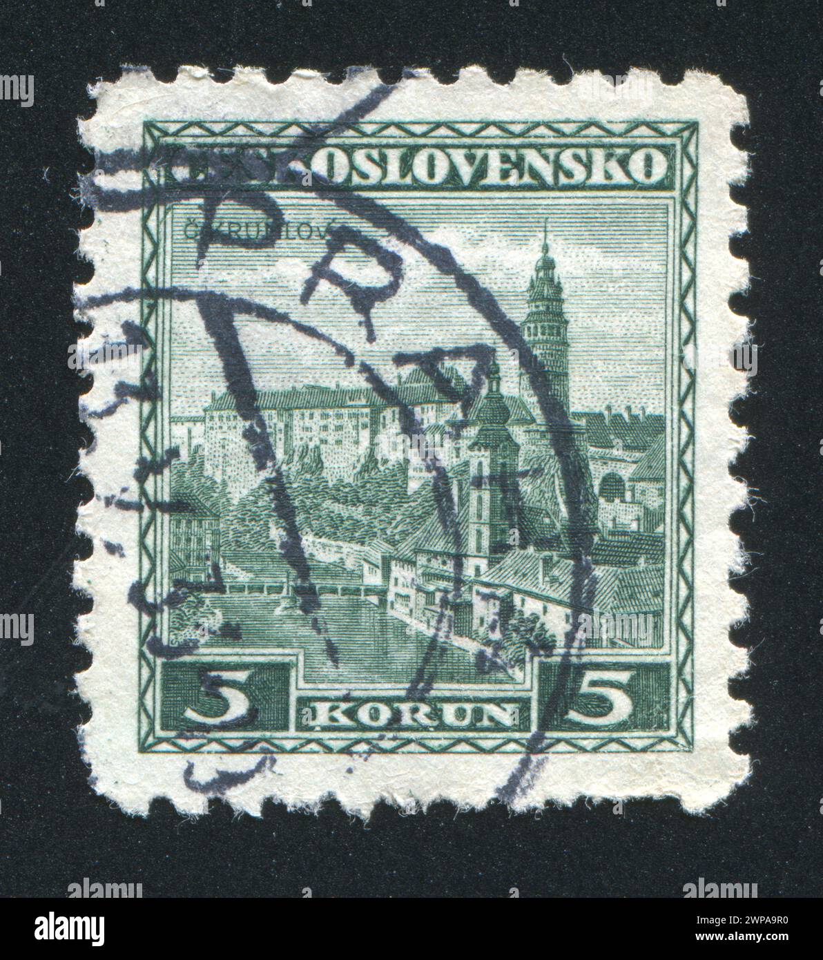 CZECHOSLOVAKIA - CIRCA 1931: stamp printed by Czechoslovakia, shows ...
