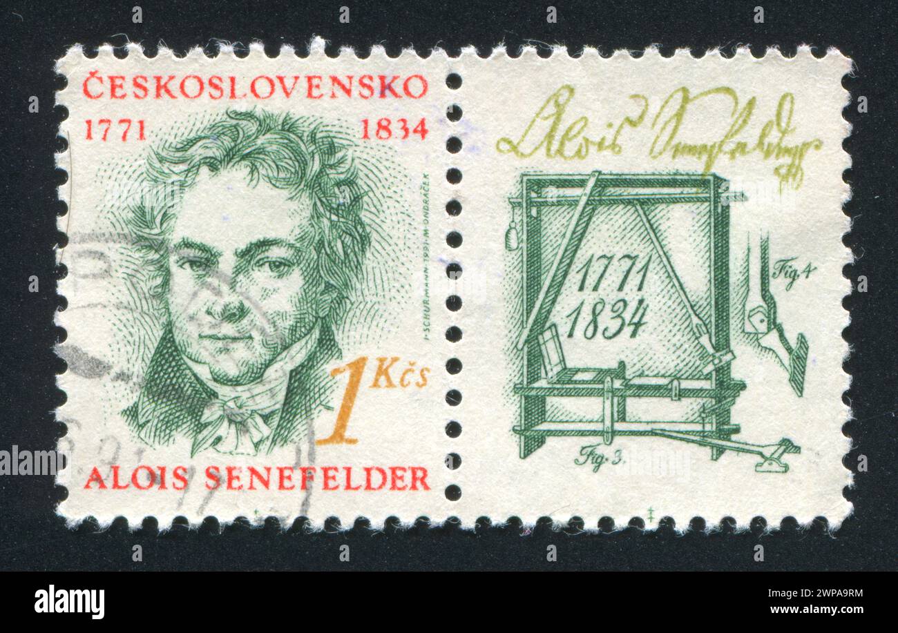 CZECHOSLOVAKIA - CIRCA 1991: stamp printed by Czechoslovakia, shows ...