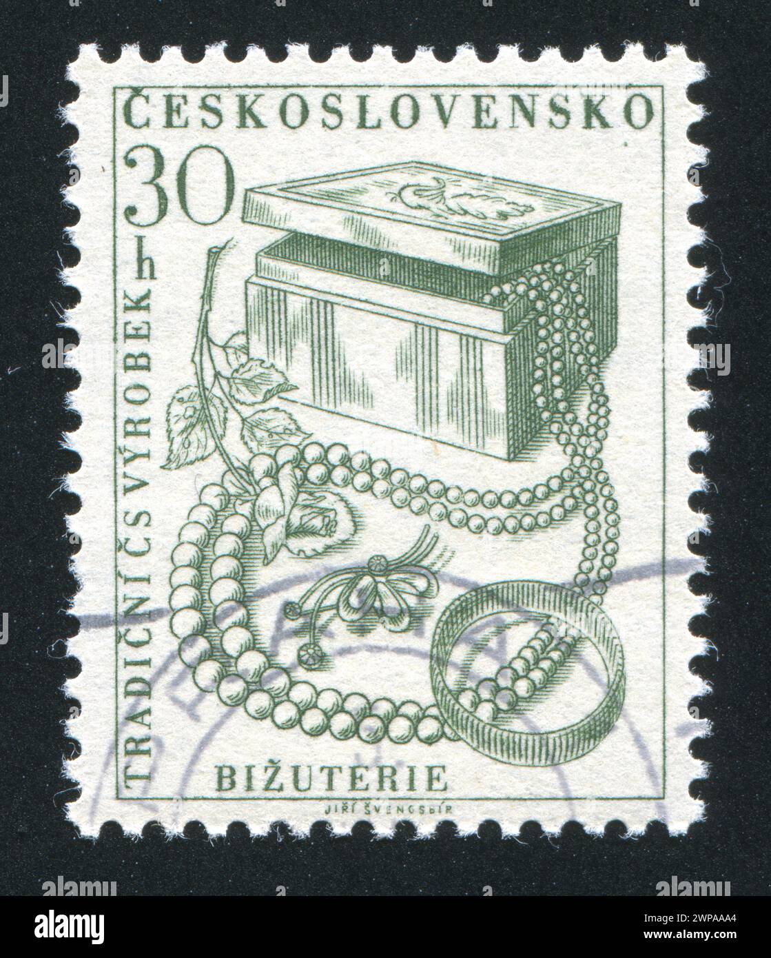 CZECHOSLOVAKIA - CIRCA 1955: stamp printed by Czechoslovakia, shows ...