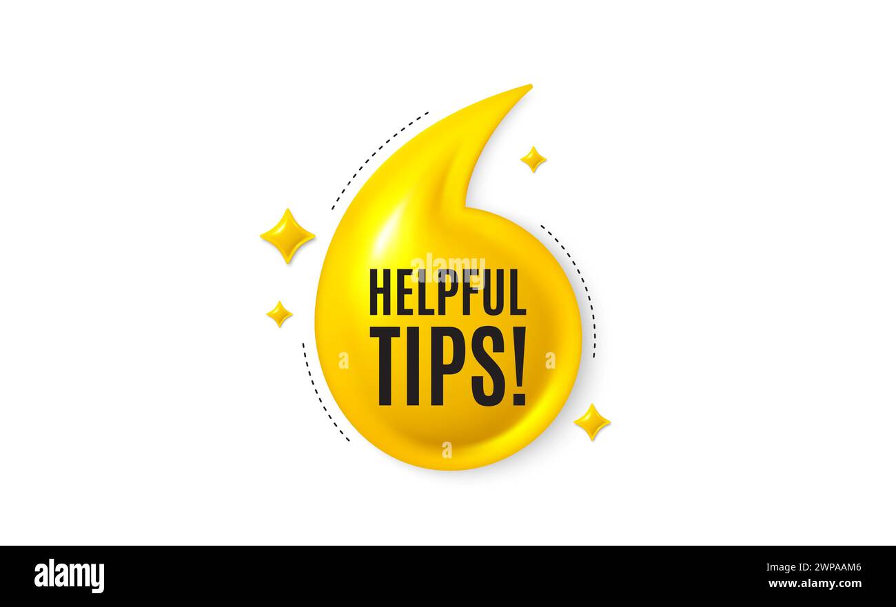 Helpful tips symbol. Education faq sign. Offer 3d quotation banner ...