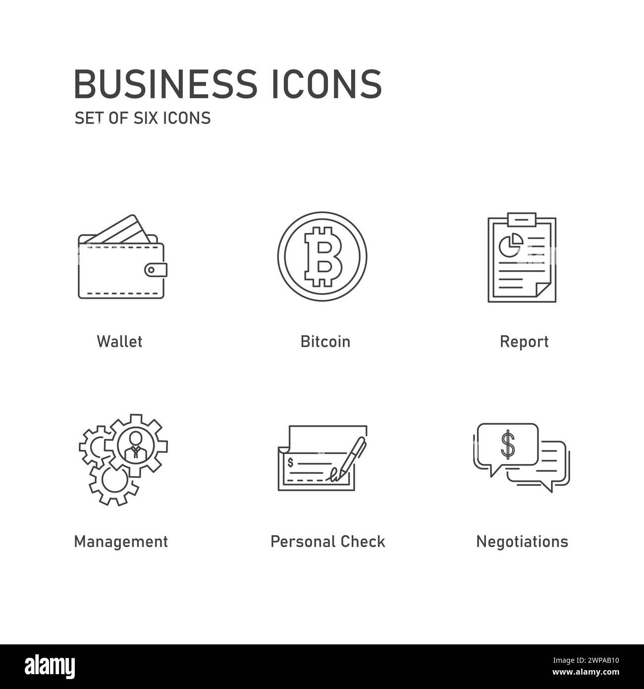 Business Growth Vector Icon Set Stock Vector Image & Art - Alamy