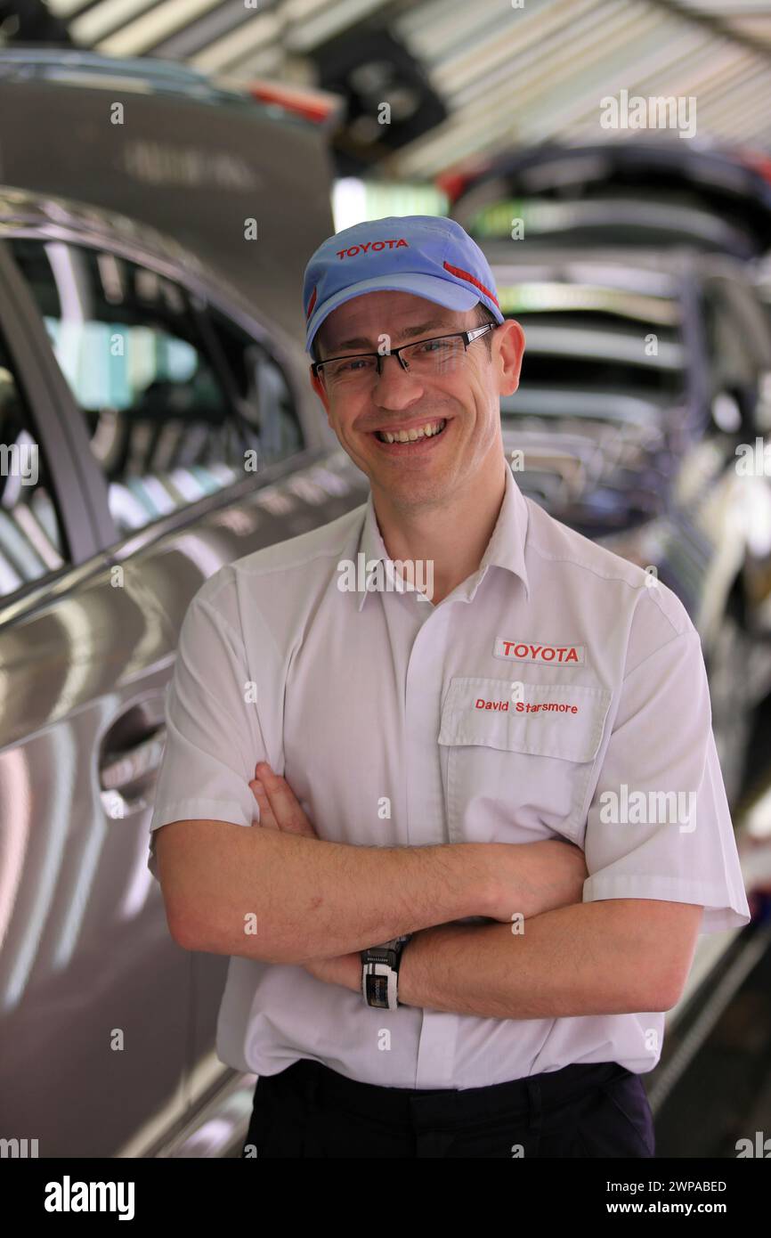 15/05/14 Toyota Corolla production line at Toyota’s Derbyshire factory ...