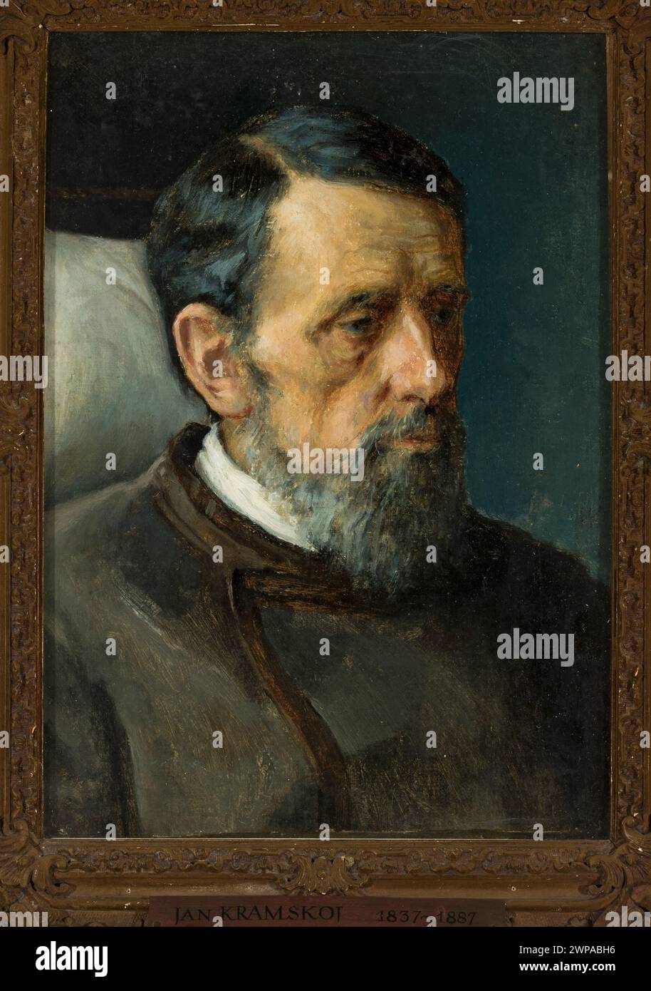 Portrait of M Czyzna; Kramskoy, Ivan Nikolayevich (1837-1887); 19th ...