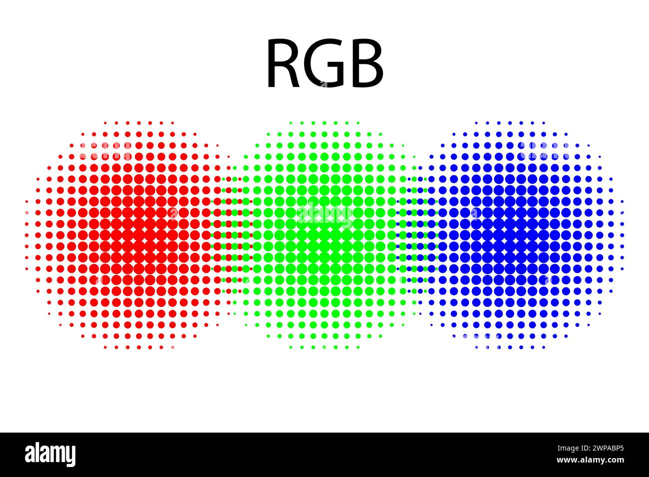 Rgb circles. Gradient color. Vector illustration. stock image. EPS 10 ...