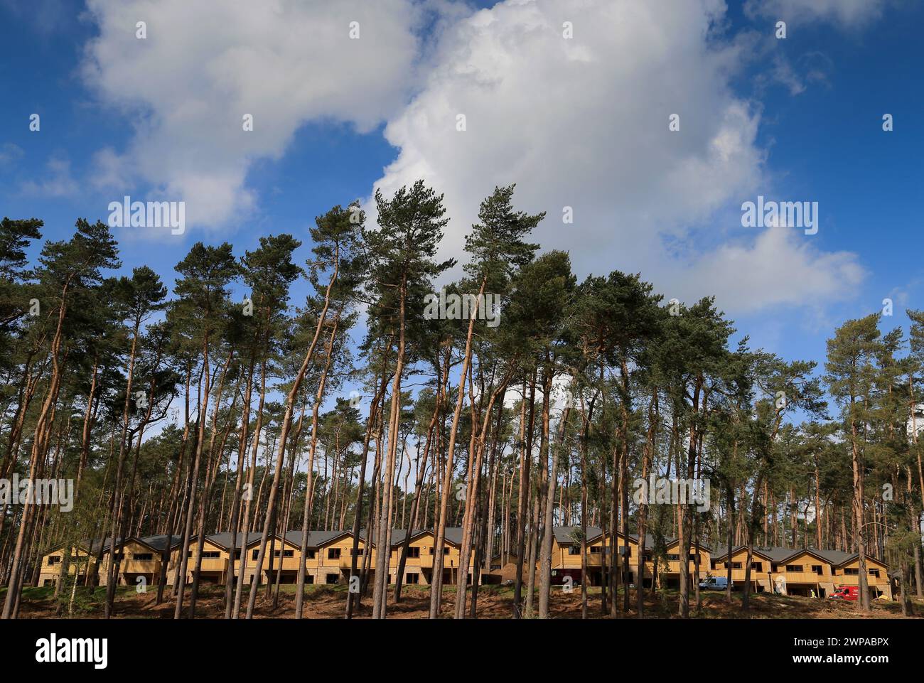 23/04/14 Center Parcs Woburn forest prepares for opening Stock Photo ...