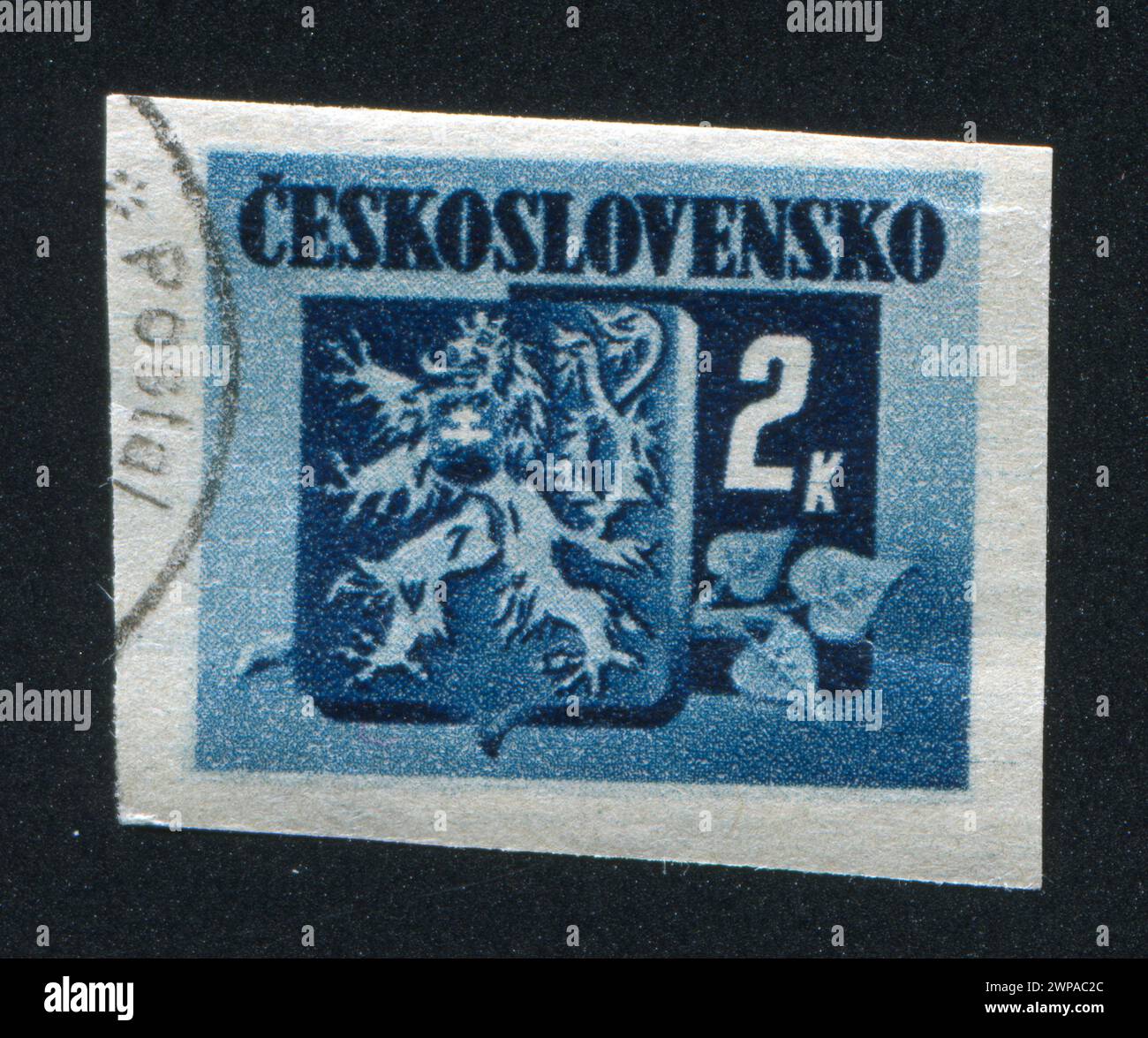 CZECHOSLOVAKIA - CIRCA 1945: stamp printed by Czechoslovakia, shows ...