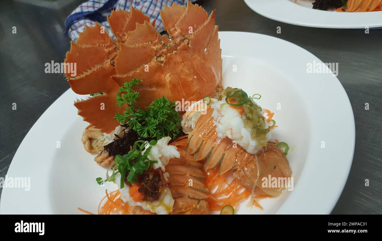 Two plates with food hi-res stock photography and images - Alamy