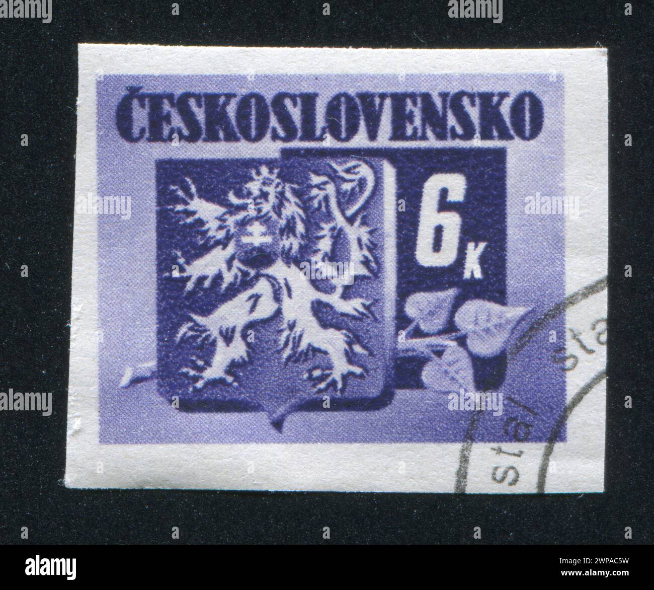 CZECHOSLOVAKIA - CIRCA 1945: stamp printed by Czechoslovakia, shows ...