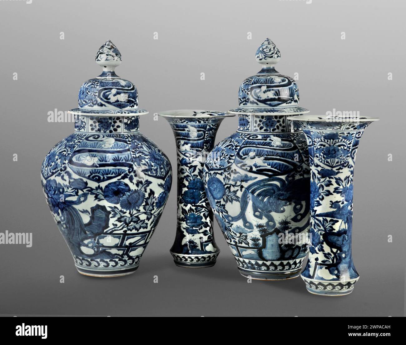 Four vas suit; around 1690-1730 (1751-00-00-1800-00-00);Japanese ...