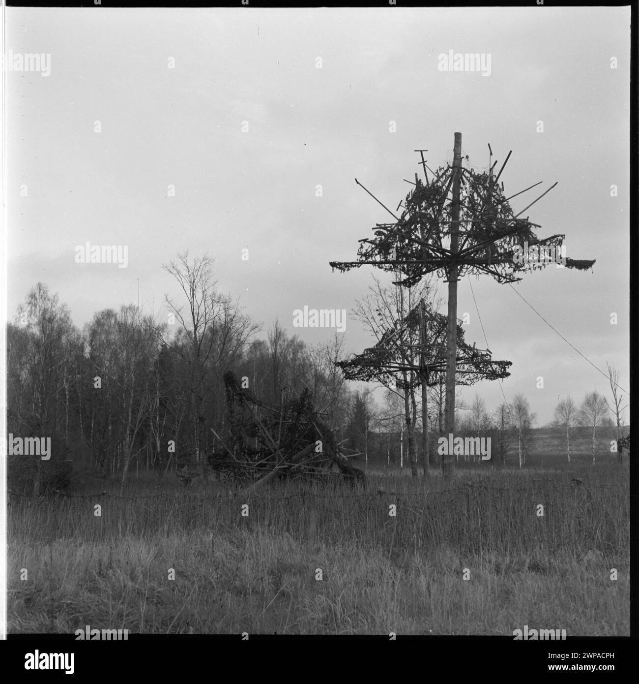 Photograph showing the 'wolf gray' area of Adolf Hitler's headquarters ...