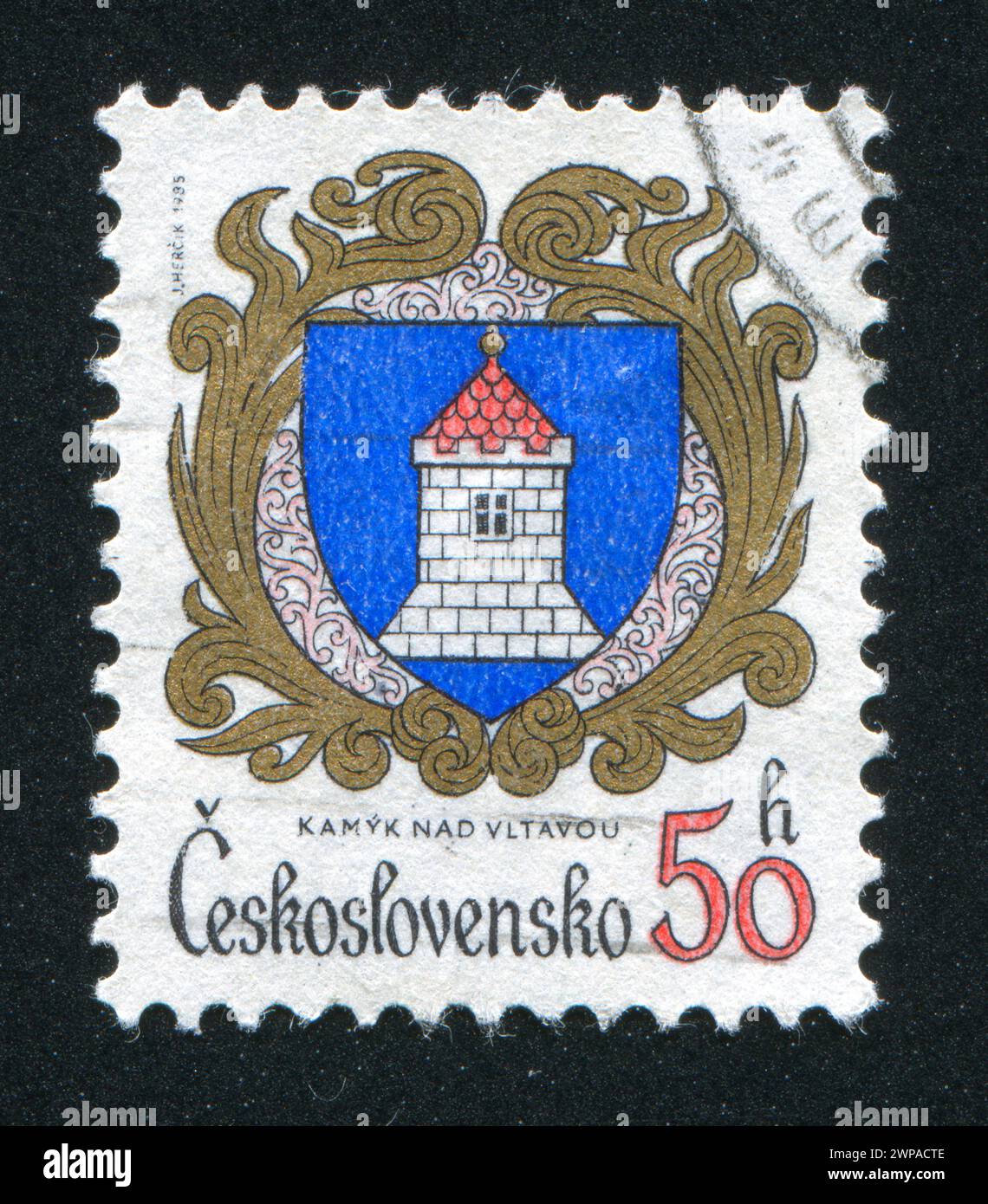 CZECHOSLOVAKIA - CIRCA 1985: stamp printed by Czechoslovakia, shows ...