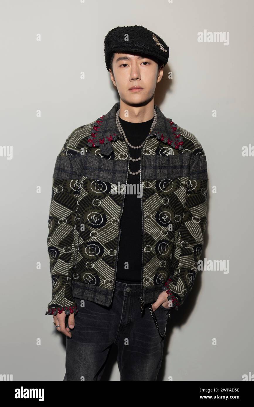 Wang Yibo attends the Chanel Fall/Winter 2024-2025 ready-to-wear ...