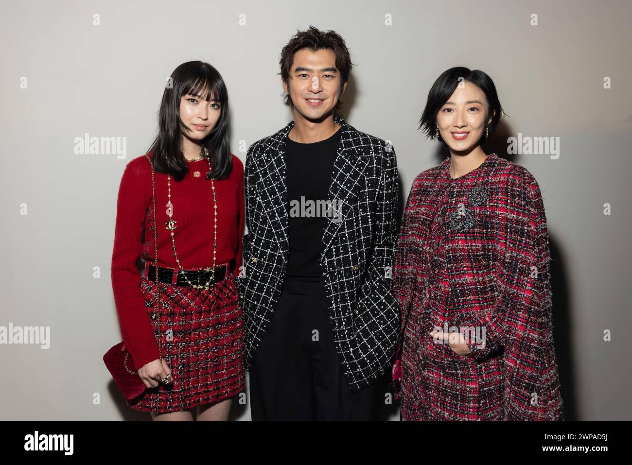 Kayashima Mizuki, Gwei Lun-mei and Bolin Chen attend the Chanel Fall ...