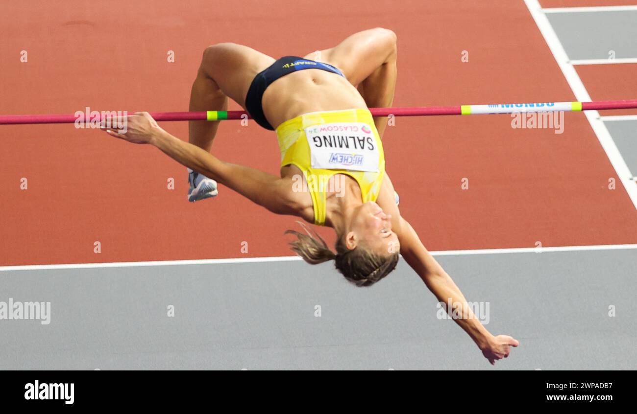 Bianca Salming jumps in the high jump womenÕs pentathlon During the ...
