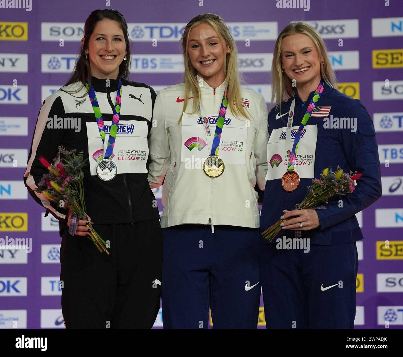 Molly CAUDERY, Eliza MCCARTNEY and Katie MOON share a joke on the ...