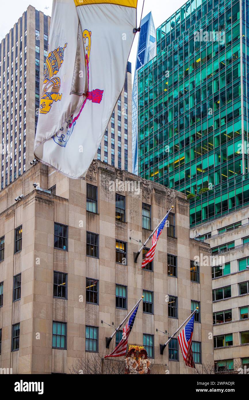 45 rockefeller plaza 5th ave hi-res stock photography and images - Alamy