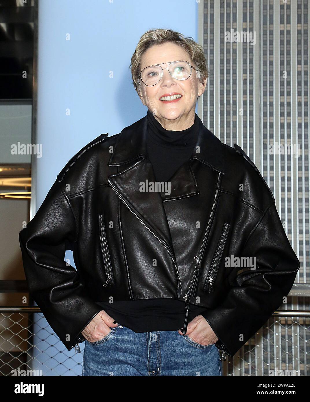 March 06, 2024 Annette Bening from the cast of Apples Never Fall ...