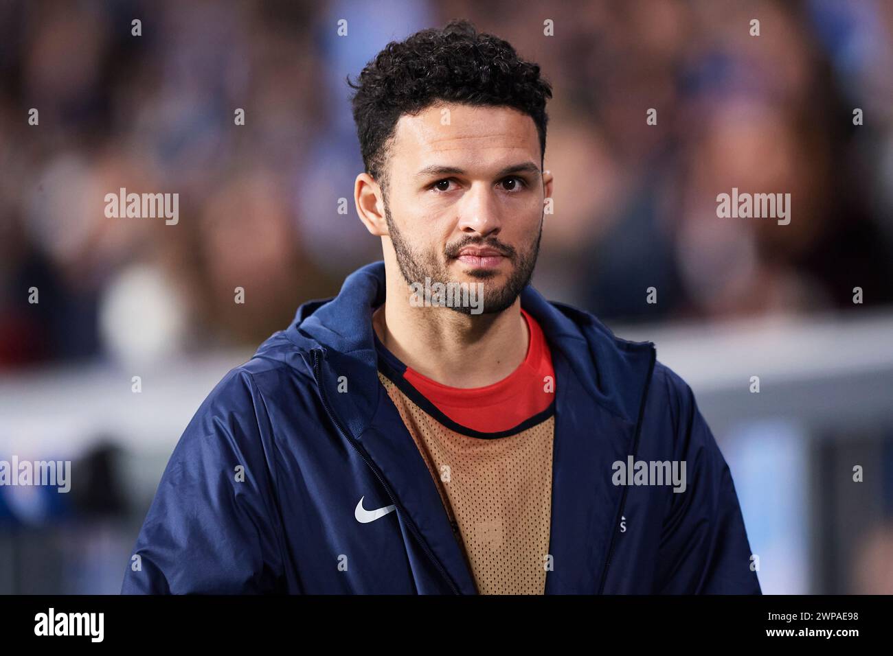 Warren Zaire-Emery of Paris Saint-Germain looks on during the UEFA ...