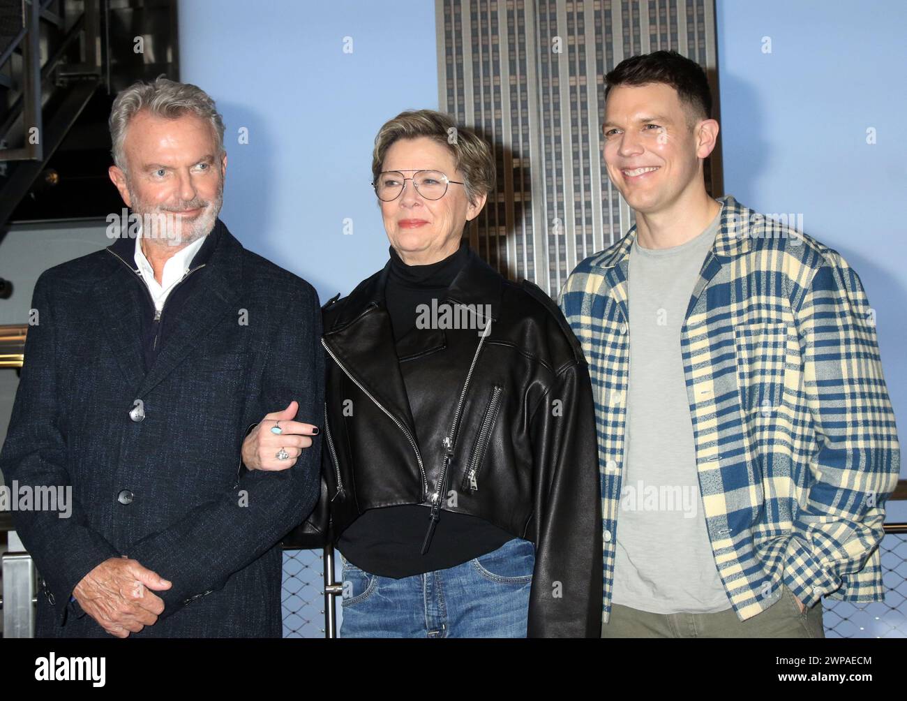March 06, 2024 Sam Neill, Annette Bening, Jake Lacy from the cast of ...