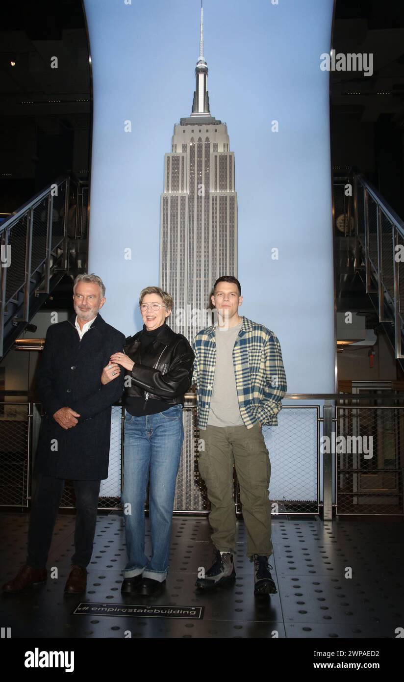 March 06, 2024 Sam Neill, Annette Bening, Jake Lacy from the cast of ...