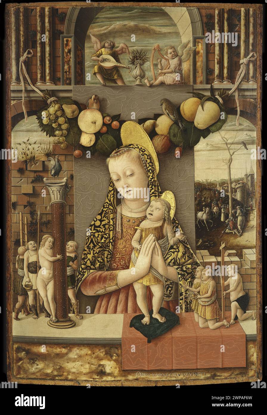 Madonna della Passione Madonna and Child Carlo Crivelli (circa 1435–circa 1495 Stock Photo - Alamy