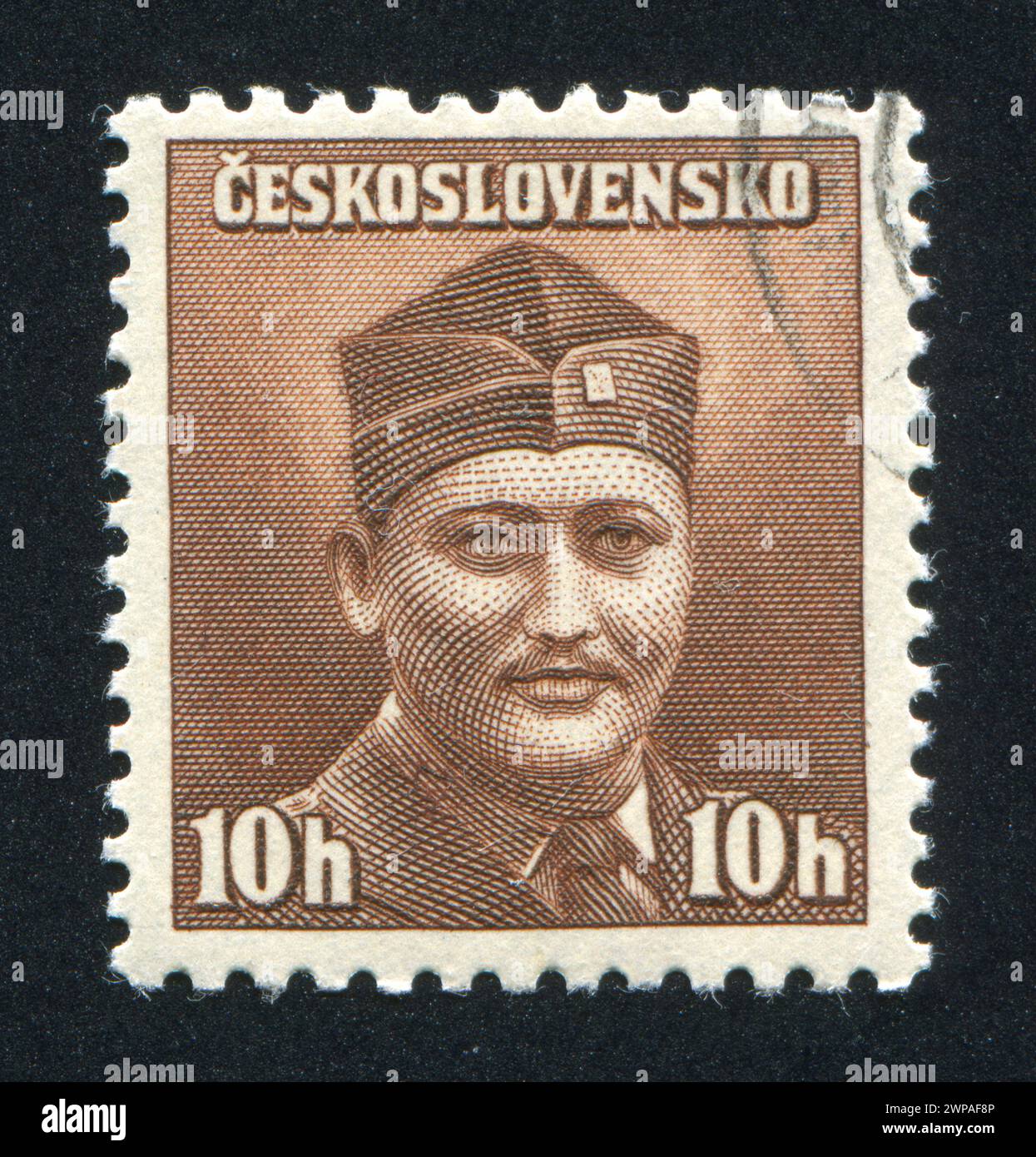 CZECHOSLOVAKIA - CIRCA 1945: stamp printed by Czechoslovakia, shows Dr ...