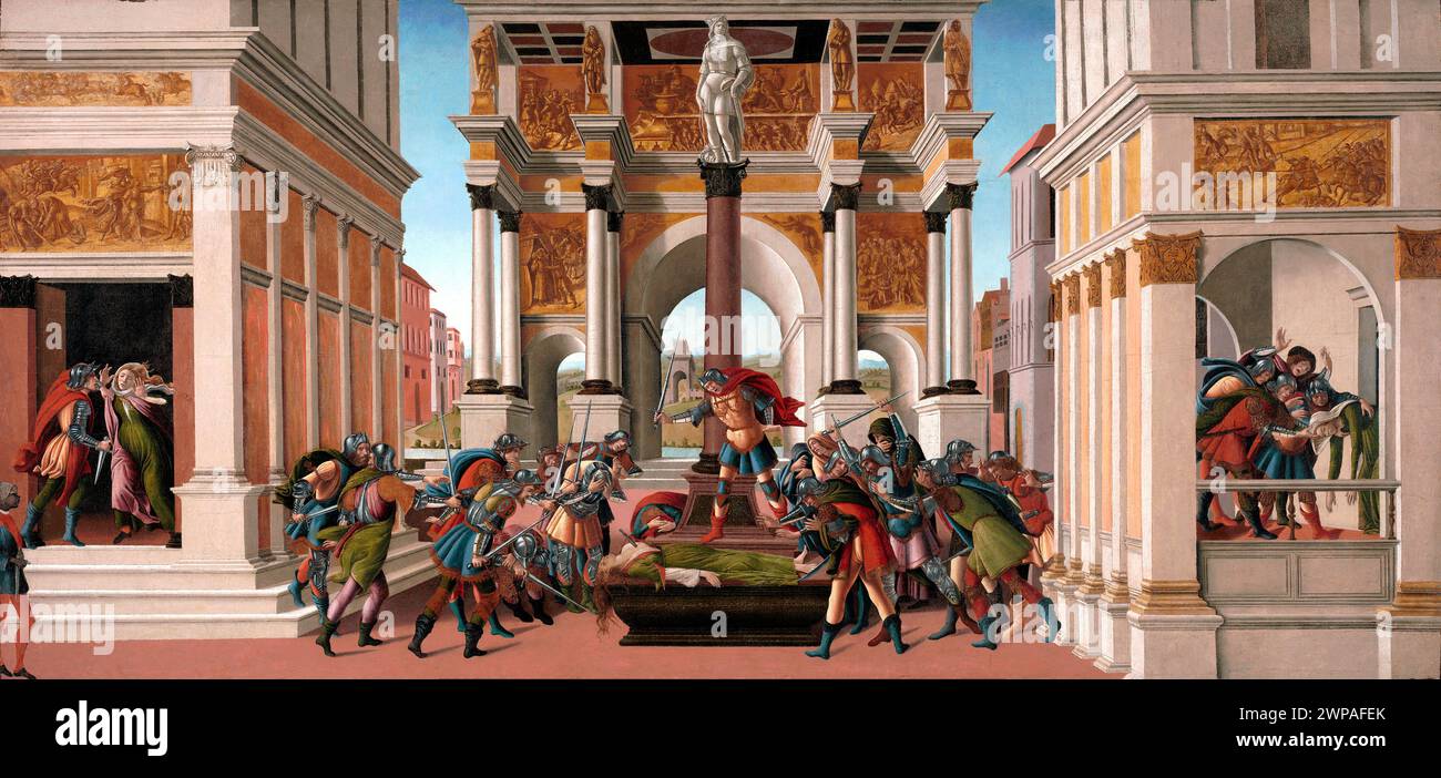 The Tragedy (Death, Suicide) of Lucretia The Botticelli Lucretia Sandro ...