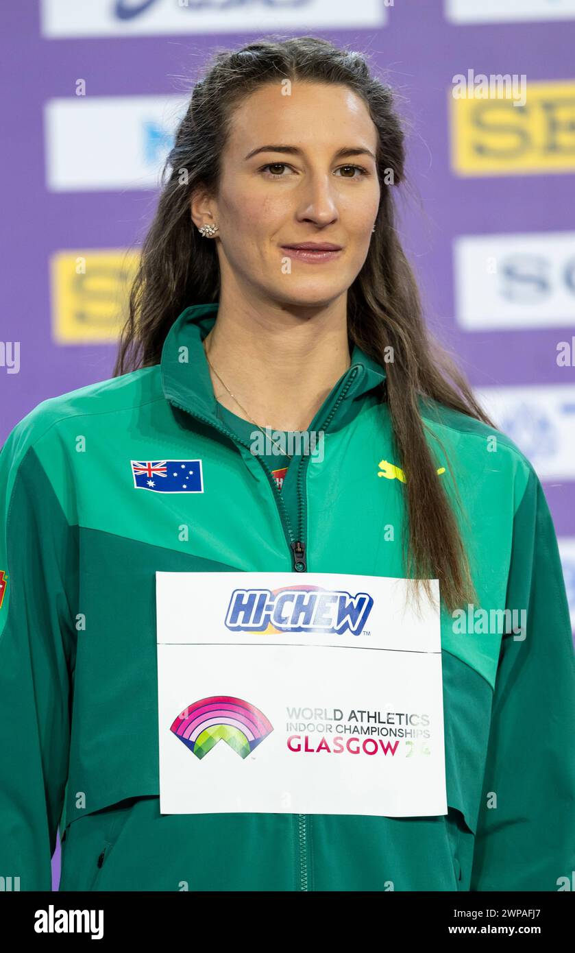 Nicola Olyslagers of Australia a gold medal in the women’s high jump at ...