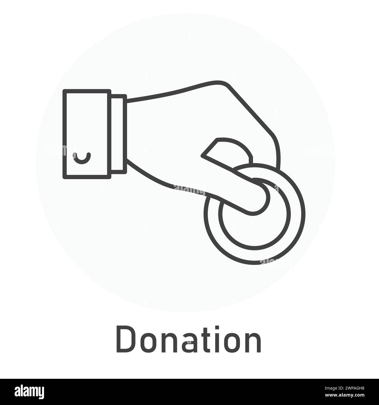 Donation, Charity, Fundraising Vector Illustration Icon Design Stock ...