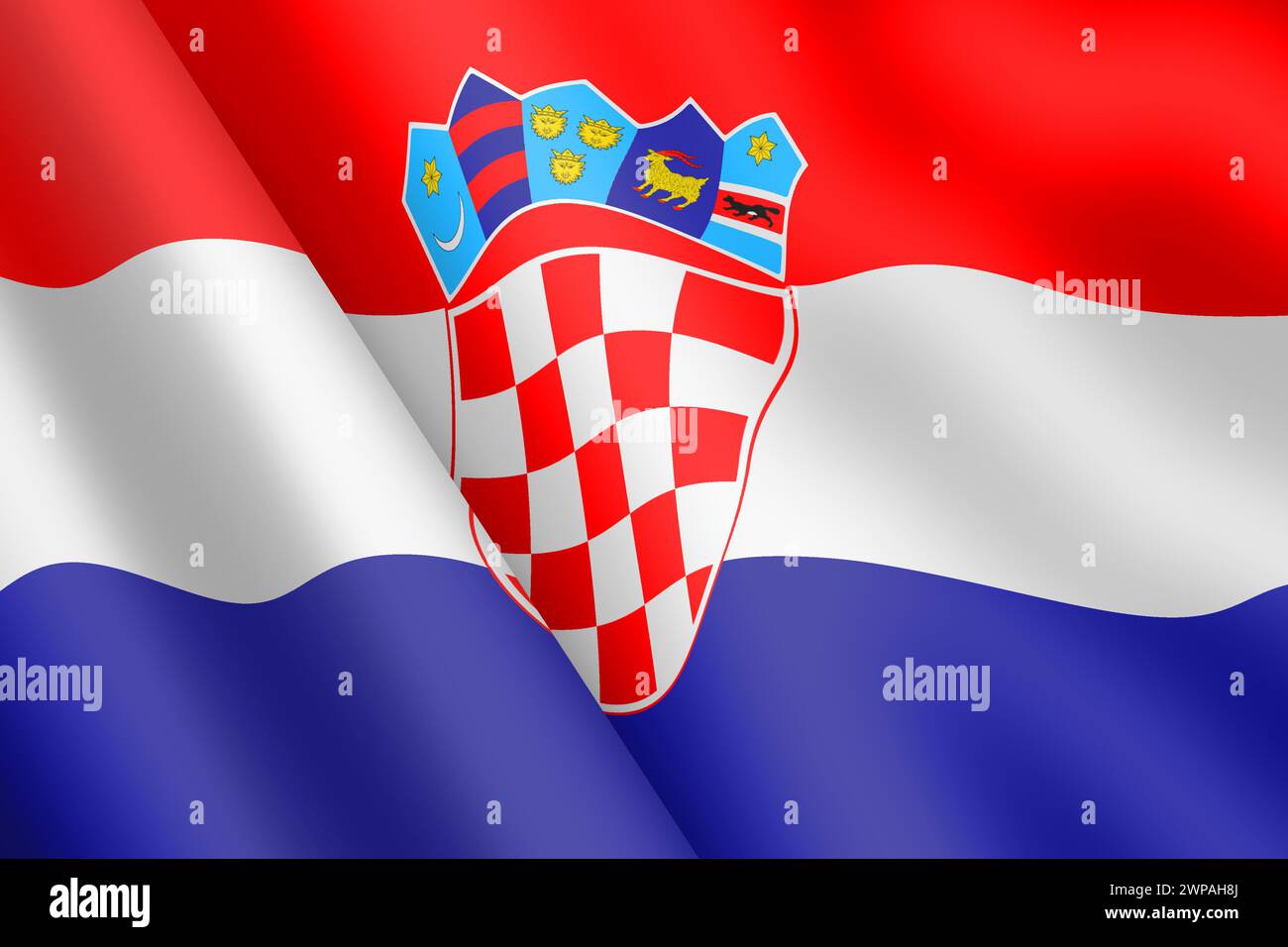 Croatian flag nationality hi-res stock photography and images - Alamy