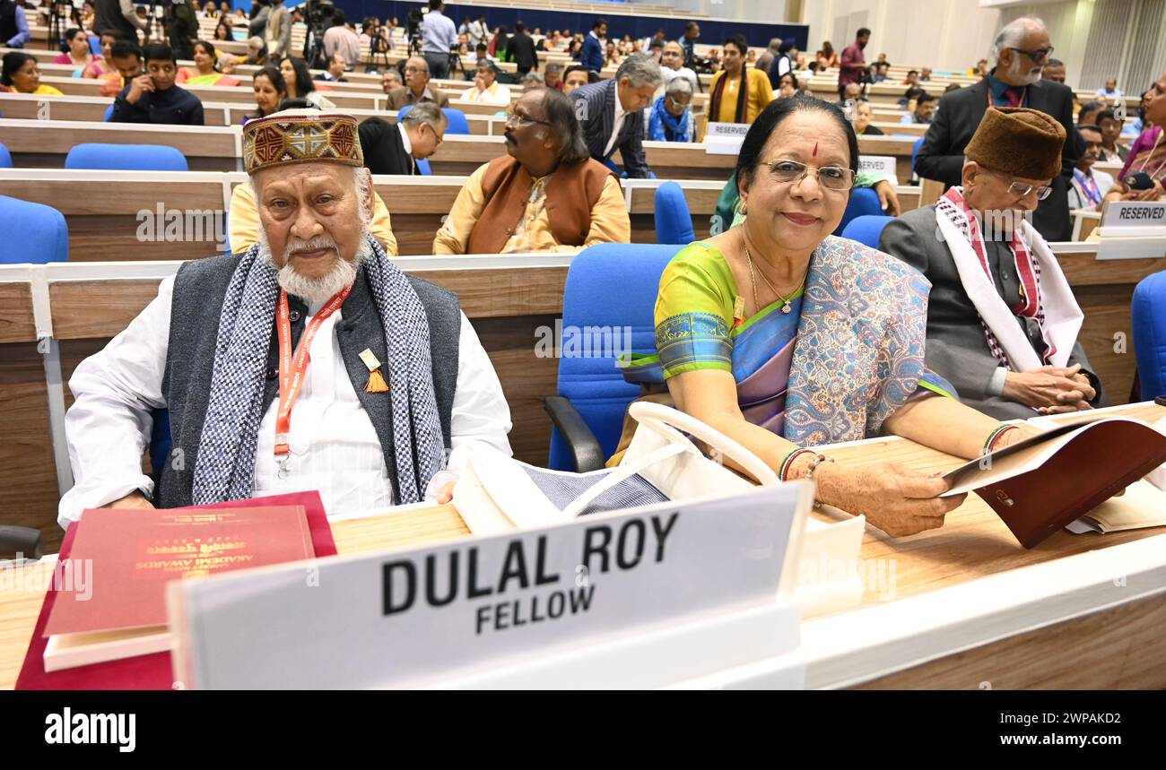 India. 06th Mar, 2024. NEW DELHI, INDIA - MARCH 6: Theater actor Dulal Roy during the Sangeet ...