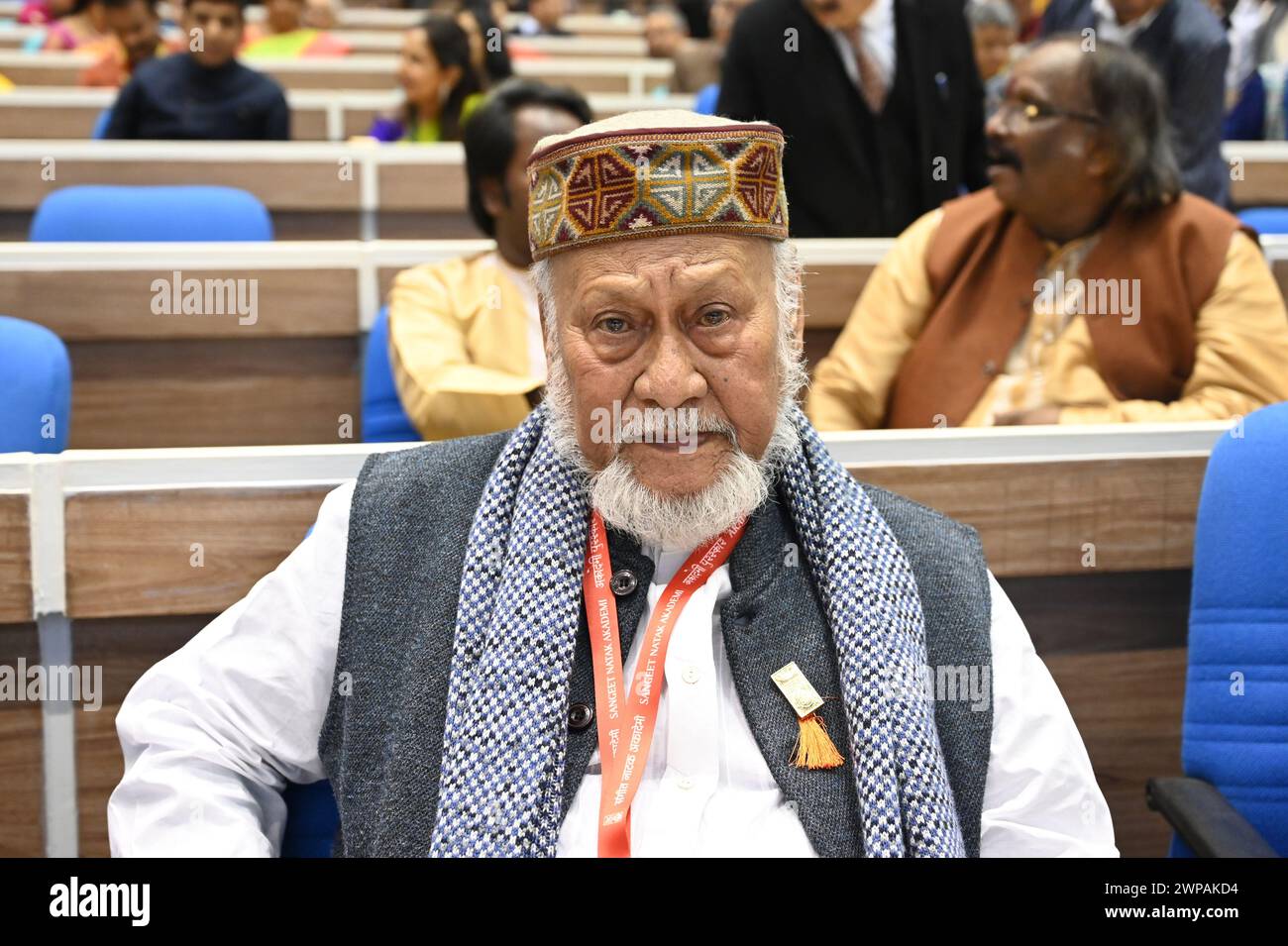 India. 06th Mar, 2024. NEW DELHI, INDIA - MARCH 6: Theater actor Dulal Roy during the Sangeet ...