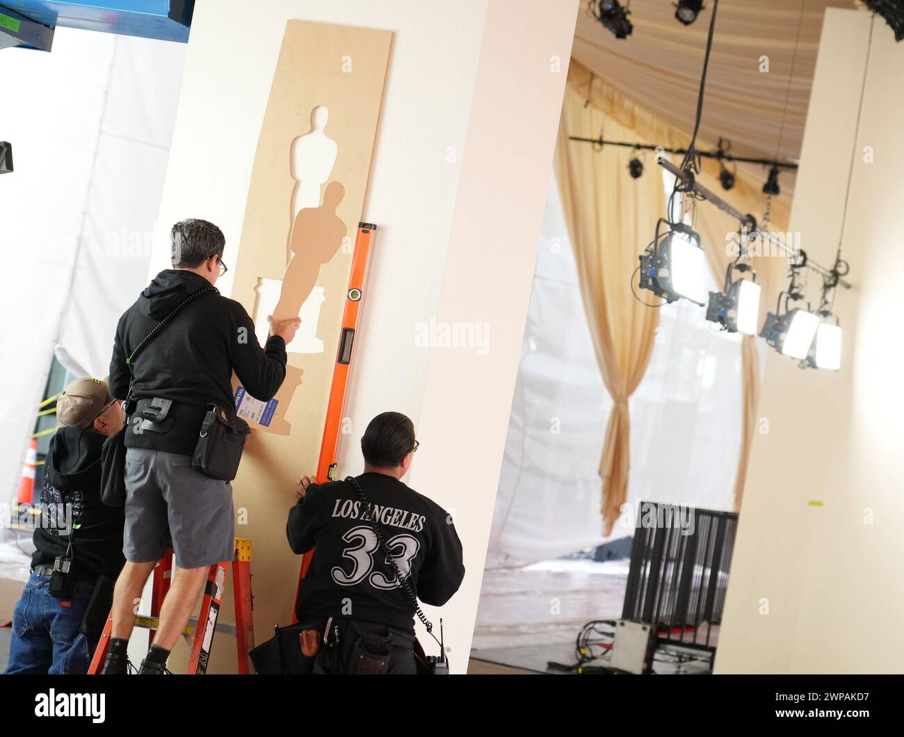 Atmosphere at the The 96th OSCARS Arrivals Carpet Roll Out held at the ...