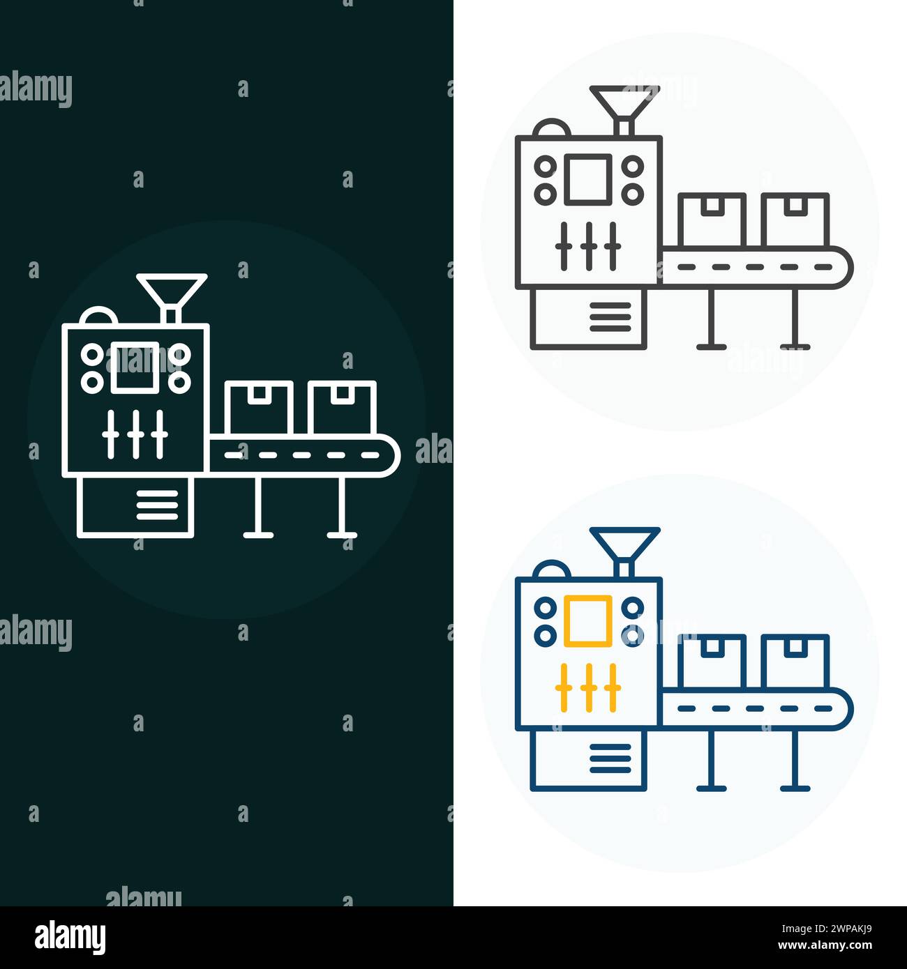Production Vector Illustration Icon Design Stock Vector Image & Art - Alamy