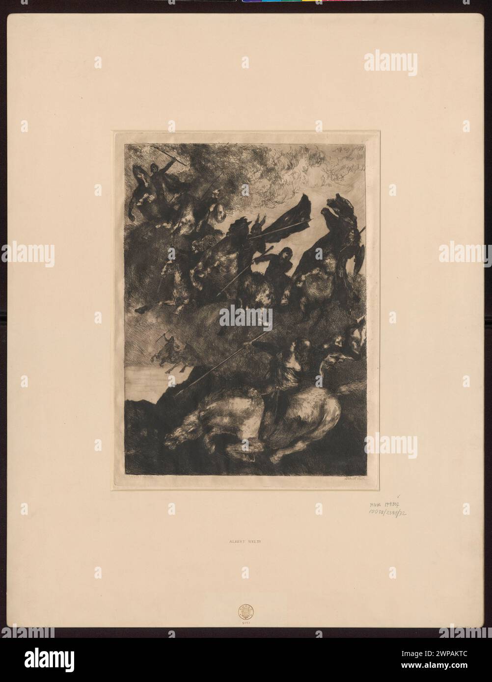 This artwork by Albert Welti (1862-1912) illustrates the Ride of the ...