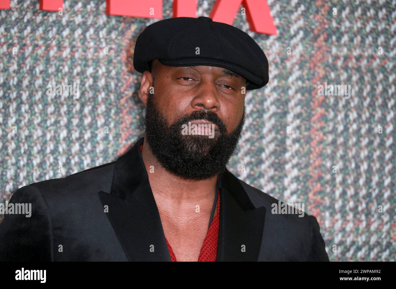 Logan Dean attends the UK Series Global Premiere of "The Gentlemen" at ...