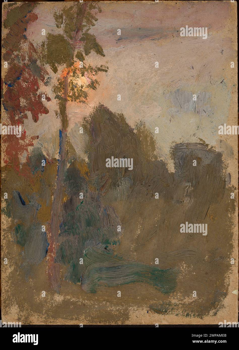 West in the forest; Makowski, Tadeusz (1882-1932); around 1907 (1907-00 ...